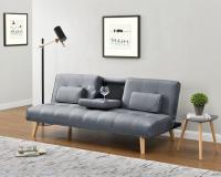 China Multifunction Yellow Velvet Sofabed for sale