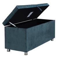 China Foldable Fabric Storage Ottoman for sale
