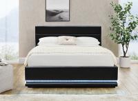 China Faxu Leather Ottoman Storage Bed for sale