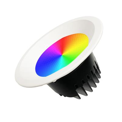 China WIFI Bluetooth Smart LED Recessed Lighting , Commercial Recessed Downlight With ZigBee for sale