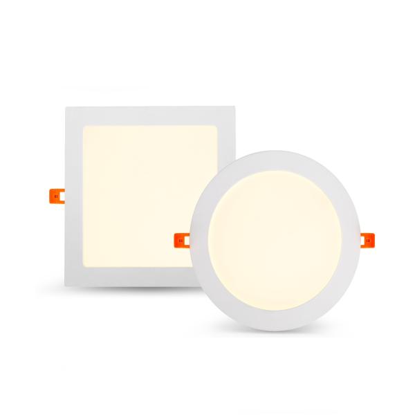 Quality 7-18 Watt LED Panel Downlight , Round Square Flat Panel LED Lights With Driver for sale