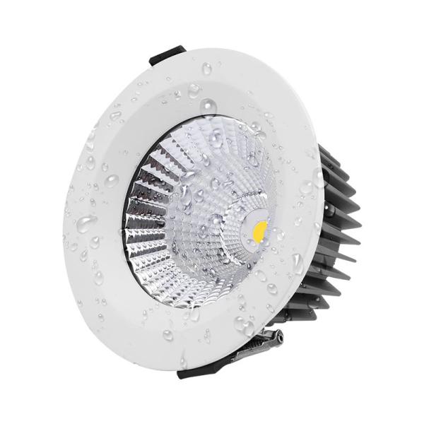 Quality IP65 Waterproof LED Downlight with CRI >80 and >50,000 Hours Lifespan for All Spaces for sale
