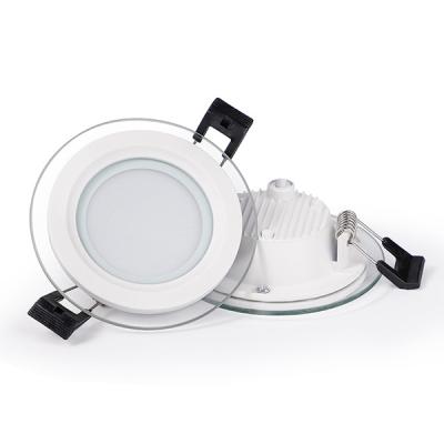 Cina Dia 95mm 6W Downlight LED con vetro di alluminio + PS per illuminazione bianca calda e luminosa in vendita