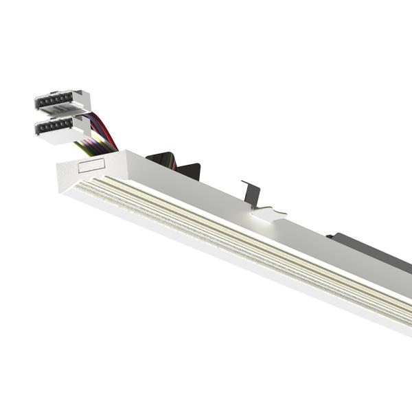 Quality 40/50/60W Dimmable DALI LED Linear Light Fixture with Wide Voltage Range for sale