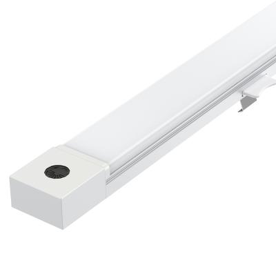 China Office Warehouse Supermarket Linkable Led Batten Linear Lights Color Temperature 3000K/ 4000K/ 5000K/ 6000K/ CCT Changeable for sale