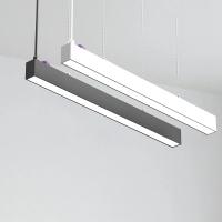 China Seamless Linking LED Linear Light 4ft 5ft UGR<19 12W 20W 24W Aluminum Office Commercial for sale
