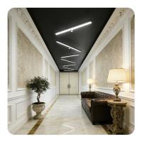 China Seamless Linking LED Linear Light 4ft 5ft UGR<19 12W 20W 24W Aluminum Office Commercial for sale