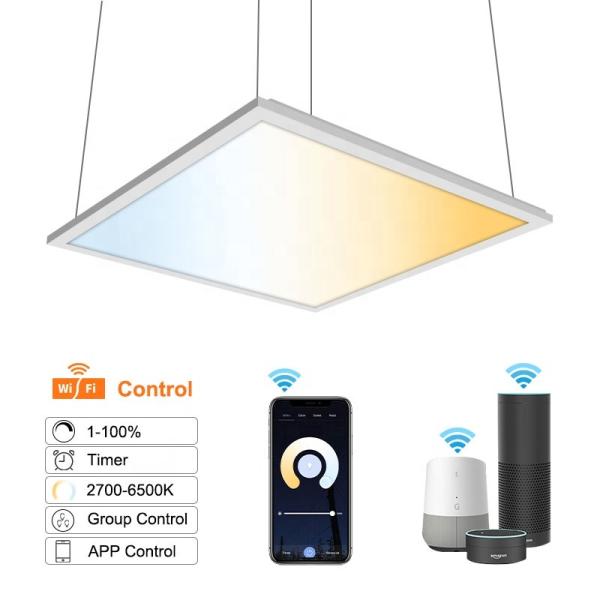 Quality Zigbee 3.0 Smart LED Panel Light with CCT Selectable and 5-Year Warranty for Office Buildings for sale