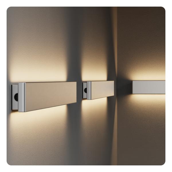 Quality Adjustable Color Temperature LED Linear Wall Light with Aluminum Construction and High Lumen Efficiency for Modern Spaces for sale