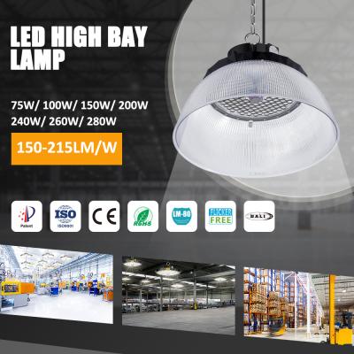 China Industrial UFO LED High Bay Light 20000 Lumen Dimmable 0-10V/DALI IP65 Rated with Emergency Battery for sale
