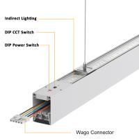 China Dimmable LED Linear Light Fixture with 85° Beam Angle, 50,000 Hour Lifespan, and Multiple Dimming Options for sale