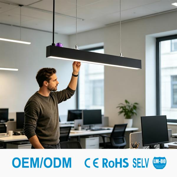 Quality Dimmable Linear Light with 85° Beam Angle and 50,000 Hours Lifespan for Industrial LED Lighting for sale