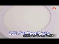 7-18 watt led panel downlight , round square flat panel led lights with driver