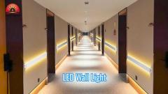Up and down aluminum LED linear wall lamp