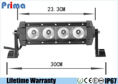 Cina Dc principale automobilistico delle barre luminose del singolo Cree a 12 pollici di fila 40W 10W 9 volt - dc 32 volt in vendita