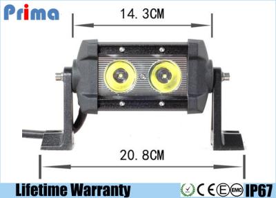 Cina 20W singola barra luminosa a 8 pollici dell'automobile di fila LED con il punto di watt LED del CREE 10/fascio dell'inondazione in vendita