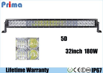 Cina Doppia barra luminosa a 32 pollici dell'automobile del CREE LED di fila 5D per 4x4 luminoso eccellente della jeep 180W in vendita