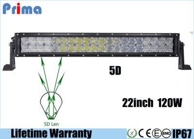 Cina Barra luminosa a 22 pollici dell'inondazione LED del punto 120W, 6000K barre luminose del veicolo automobilistico LED  in vendita