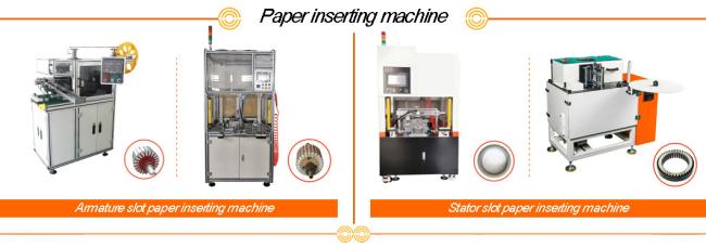 Starter Armature Slot Insert B S C S O V Shape Paper Forming and Insertion Machine