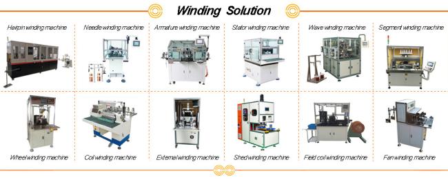 Starter Pole Coil Winding Copper Strip Winding Machine