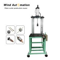 China PLC-Controlled Electrical Motor Rotor Shaft Placement Machine with Hydraulic Drive System and Grating Protection for sale