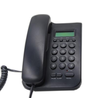 Cina Linea legata con corde portatile bianca telefono dei lavori d'ufficio del telefono 2 di identificazione di visitatore con il contenitore di regalo in vendita