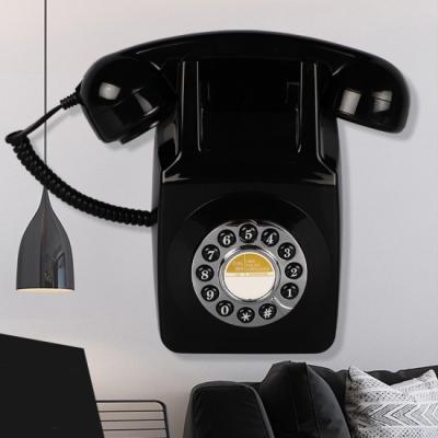 Cina Retro telefono legato con corde di colore della linea terrestre di stile europeo legato con corde crema del telefono in vendita