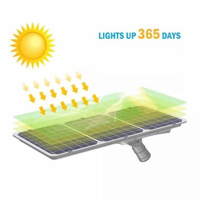 Cina Iluminazione pubblica all'aperto d'attenuazione automatica del pannello solare delle iluminazioni pubbliche IP66 del LED in vendita