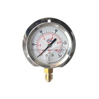 China PG-025 Oil filled pressure manometer for sale