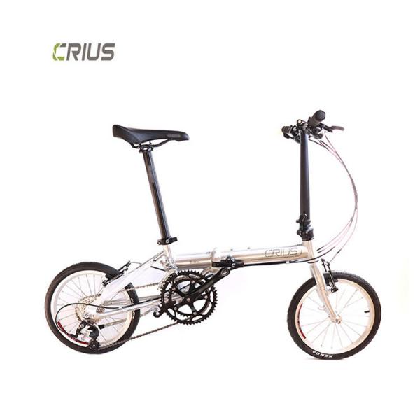Quality Outdoor Fitness 16 Inch Shadow Folding Bike With And Microshift R9 Rear Derailleur for sale