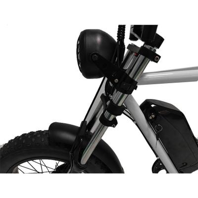 Cina Fast Electric Dirt Bike Mountain City Road EBike con freno a disco meccanico in nero in vendita