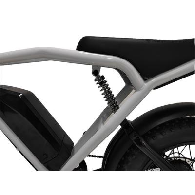 Cina Fast Electric Dirt Bike Mountain City Road EBike con freno a disco meccanico in nero in vendita