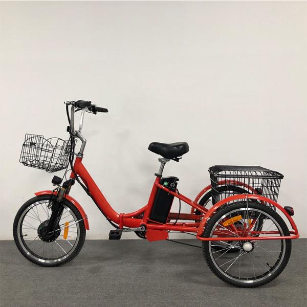Quality Disc Brake 26*4.0 KENDA Tire Electric Tricycle With LCD Display And Foldable for sale