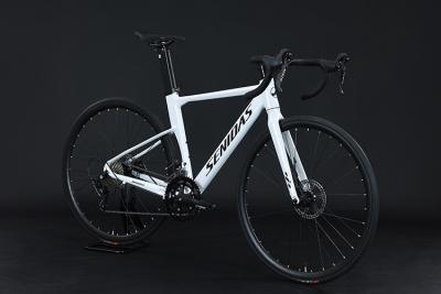 China Lightweight Aluminum Frame Road Bicycle With 18 Speed And Hydraulic Brake For Control for sale