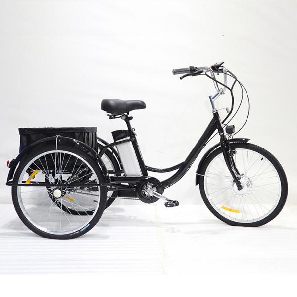 Quality 24 Inches Pink Multifunctional Adult Tricycle With Passenger Seat Removable for sale