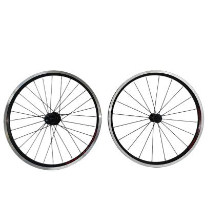 China 20 Inch Small Bicycle Wheel Combo Set Offered 20/28 Spokes Perfect for Compact Bikes for sale