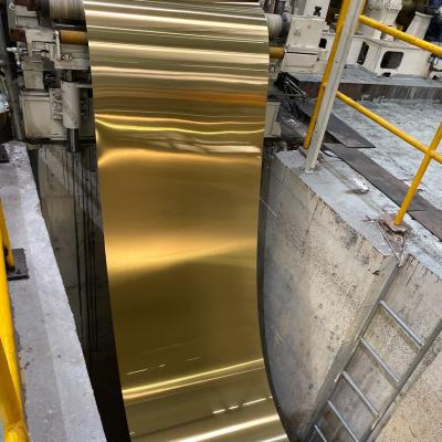 Cina 316 lo spessore RoSH placcato oro della lamiera sottile di acciaio inossidabile 0.8mm ha approvato in vendita