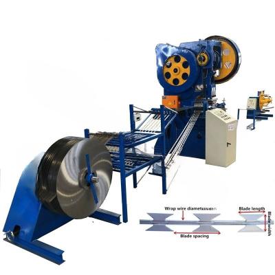 China High Output Razor Barbed Wire Mesh Making Machine Automatic for sale