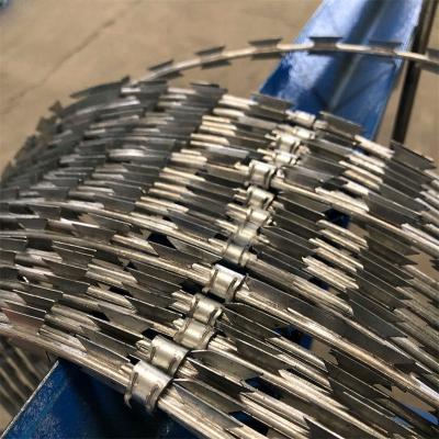 China High Output Razor Barbed Wire Mesh Making Machine Automatic for sale