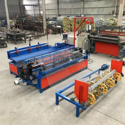 China Automatic Single Chain Link Fence Weaving Machine High Durability 220V/380V for sale