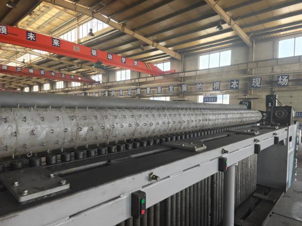 Quality 60*80 mesh Size Gabion box machine 5400mm width Easy Operate for sale