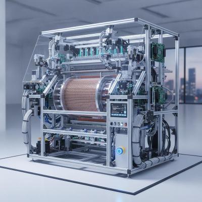 China Real-Time Bus Control Wire Mesh Loom Machine with Mechatronic Integration for sale