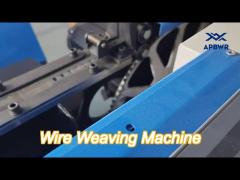 enhanced speed 1600b wire weaving machine precision light duty 2.2kw