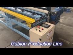 high output gabion production line 4m automatic edge folding machine