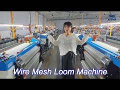 precision wire mesh weaving machine