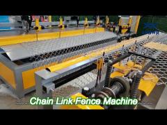 stable performance chain link fence maker machine quick setup