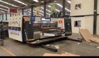 China PLC Control Auto Box Making Machine Easy Operation for sale