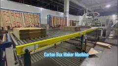 bottom printing die cutter slotter inline casemaker