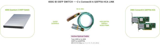 Switch with ConnectX-6 NICs