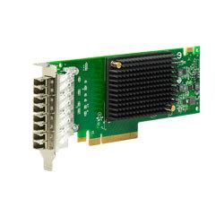 China LPe31004-M6 4-Port 16GFC PCIe Fibre Channel Card with LC SFF Optics for sale